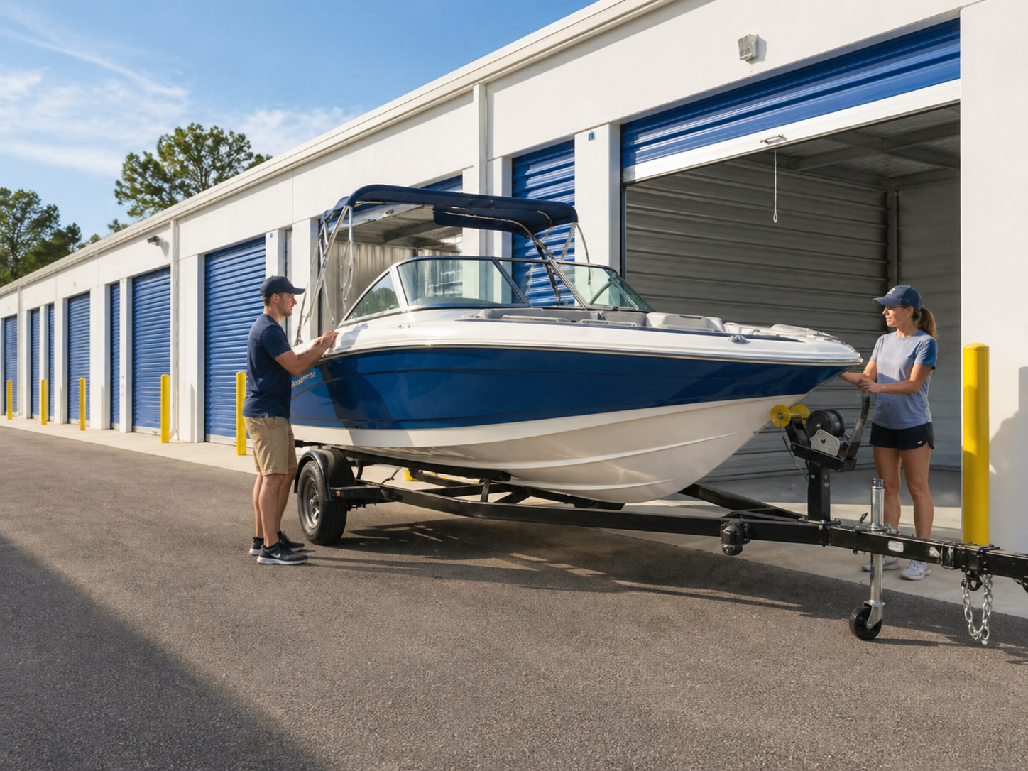 Secure Boat Parking Storage Solutions | Low Cost Storage
